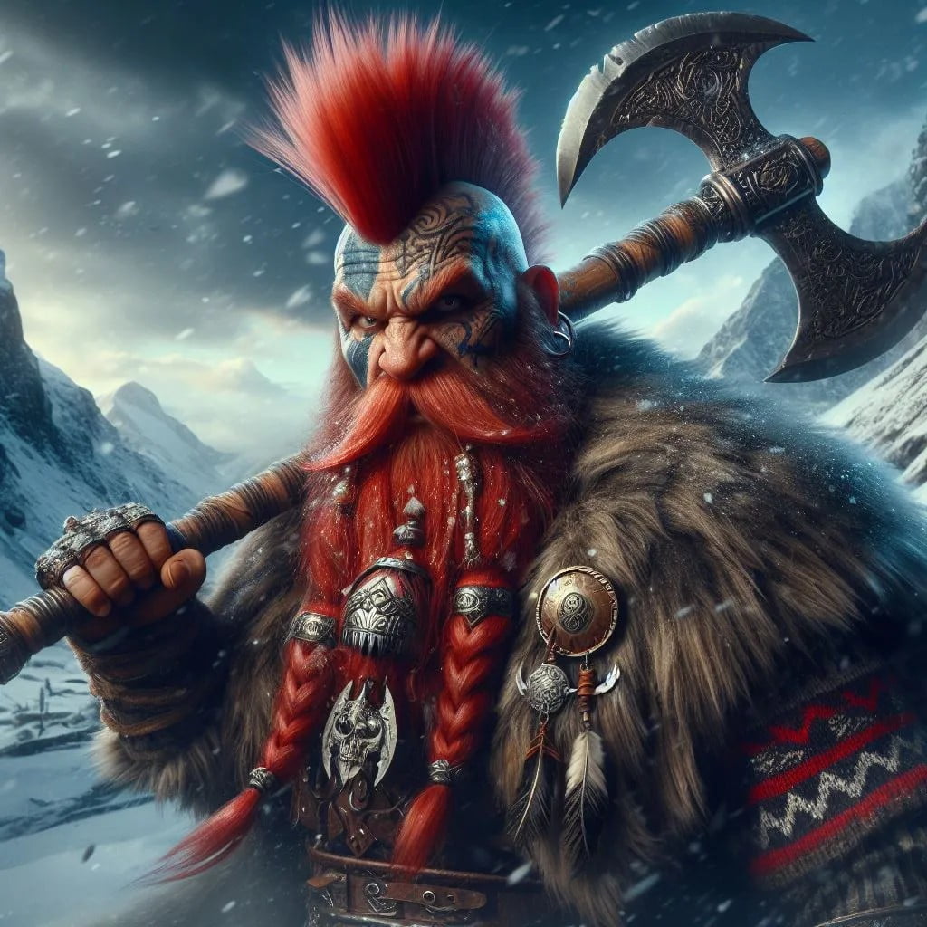 Dwarf Berserker 300 piece wooden jigsaw puzzle - suitable as a home ...