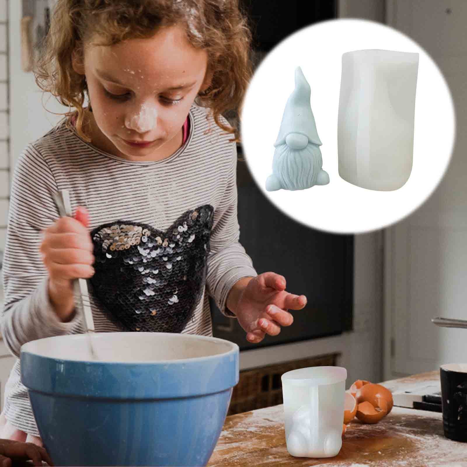 Dwarf Candle Container Faceless Old Man Container Diy Plaster Expanded ...