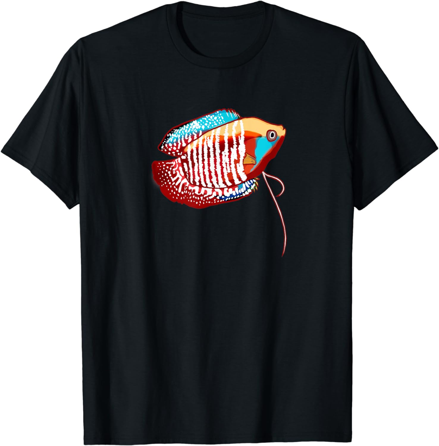 Dwarf Gourami Aquarium Design for Fishkeeping Fans T-Shirt - Walmart.com