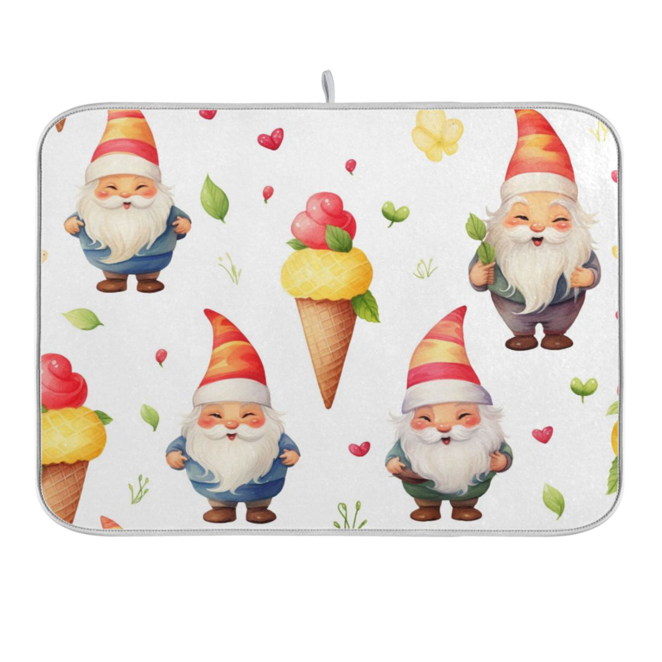 Dwarf and Ice Cream Dish Drying Mat for Kitchen Counter 16x18 In ...
