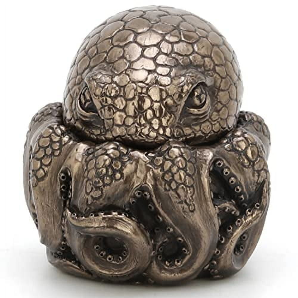 Veronese Design 2 3/4" Dwarf Octopus Mini Trinket Box Resin Sculpture ...