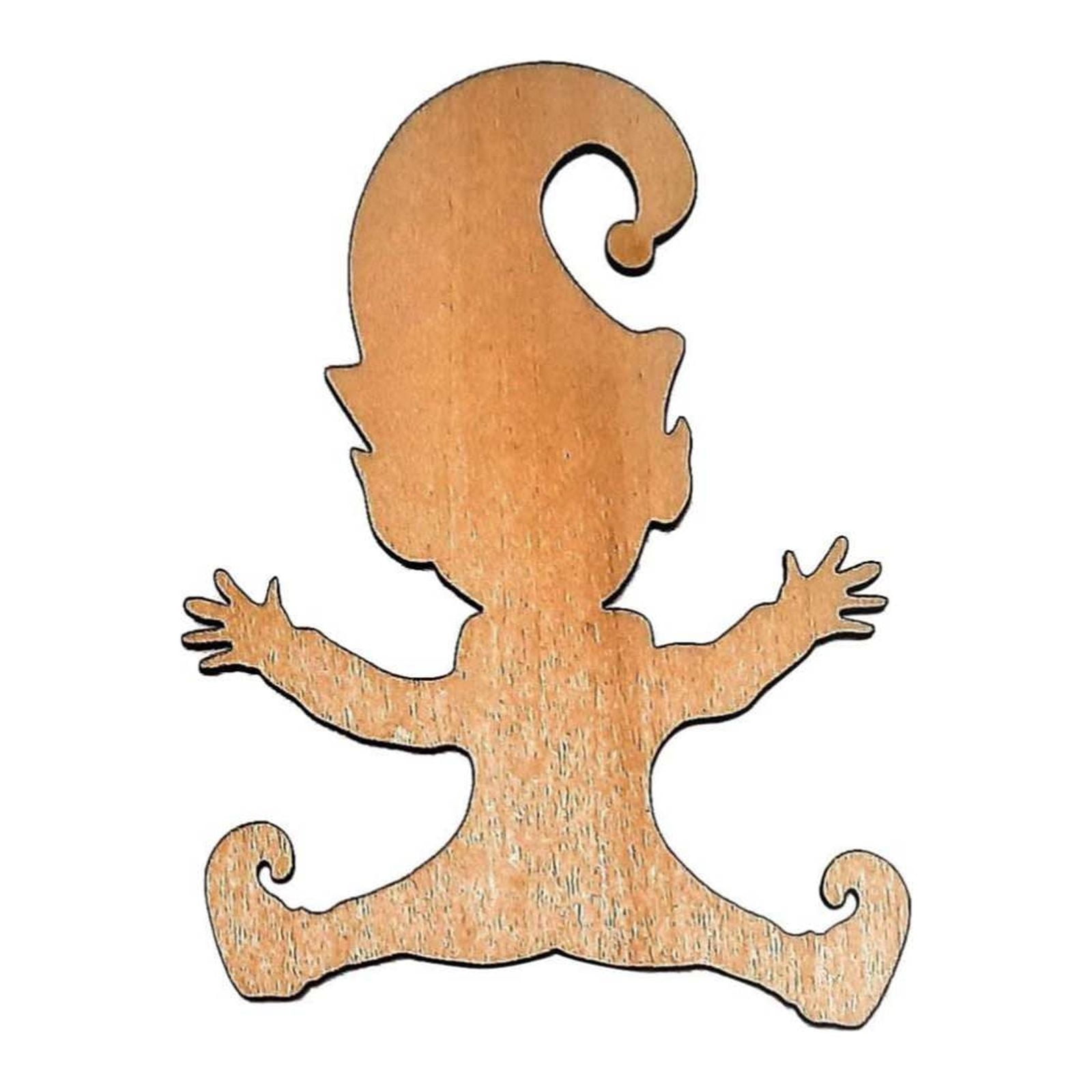 Dwarf Template, Wooden Handicraft, Wooden Shaped Home Pendant, Cutting ...