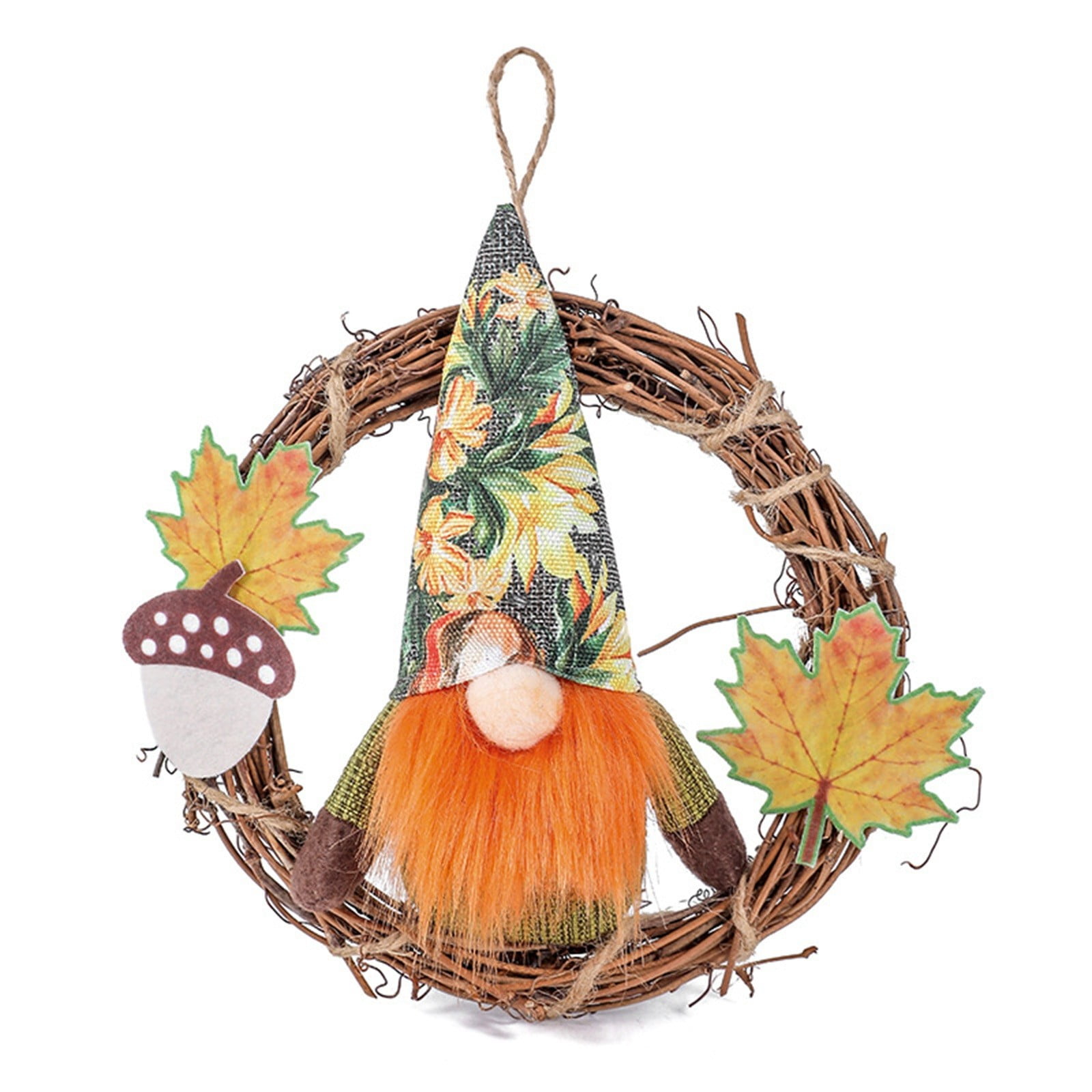 Dwarf Vine Wreath – Handwoven Rattan Pendant Wreath for Windows, Doors ...