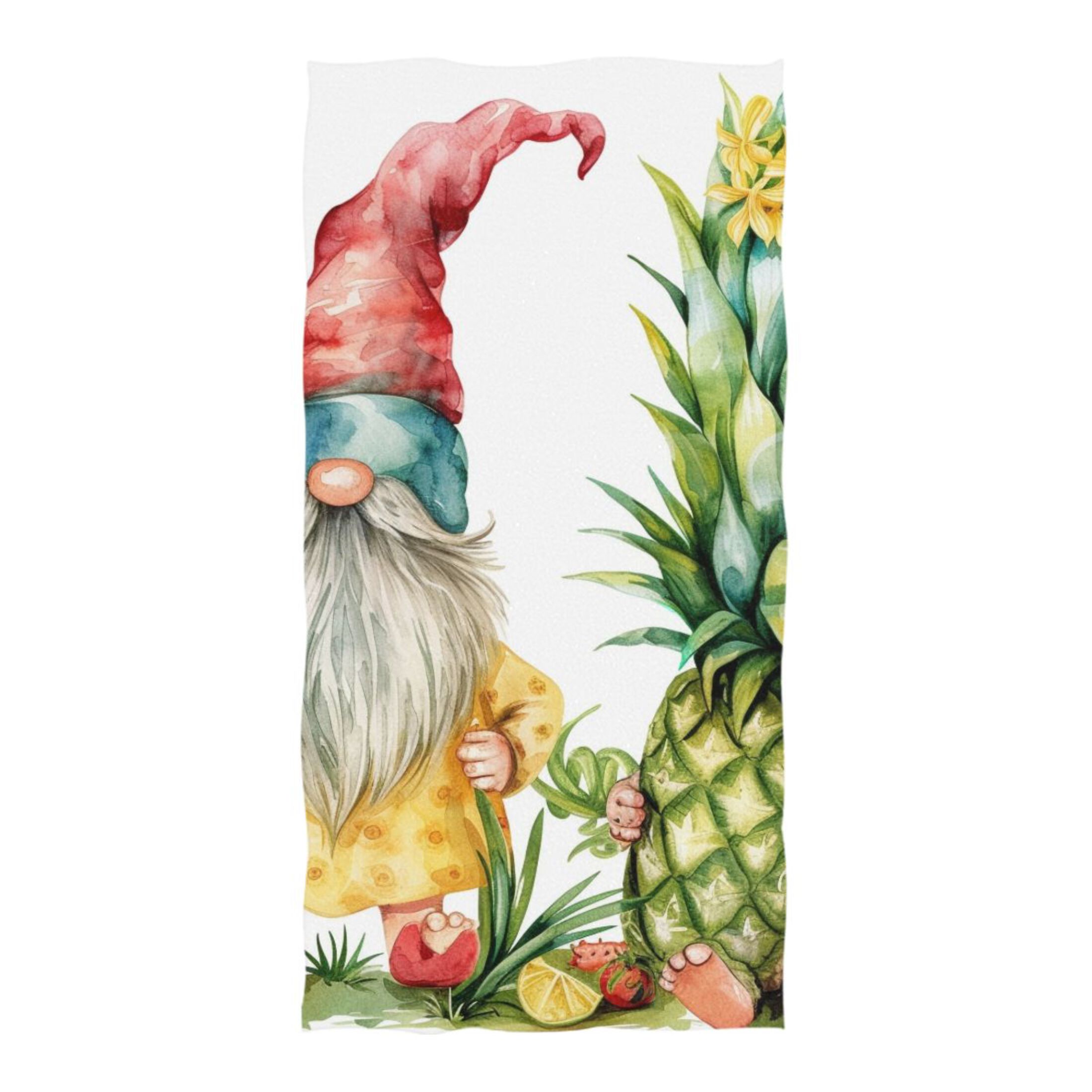 Dwarf and Pineapple Beach Towel Oversized 74"x37" Pool Towels Soft Absorbent Extra Large Quick ...
