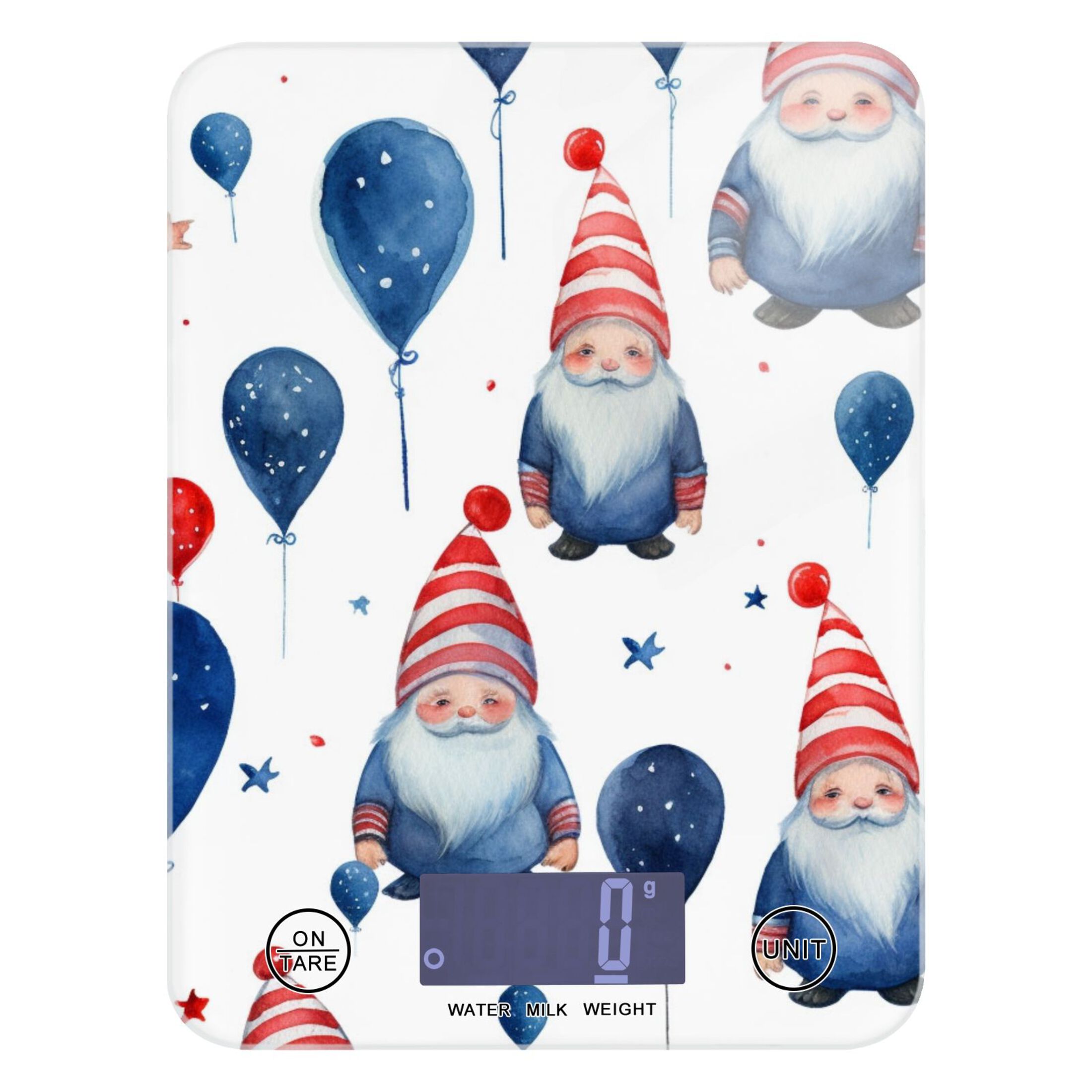 Dwarf with Hat and Balloon Food Scale Multifunction Digital Kitchen ...