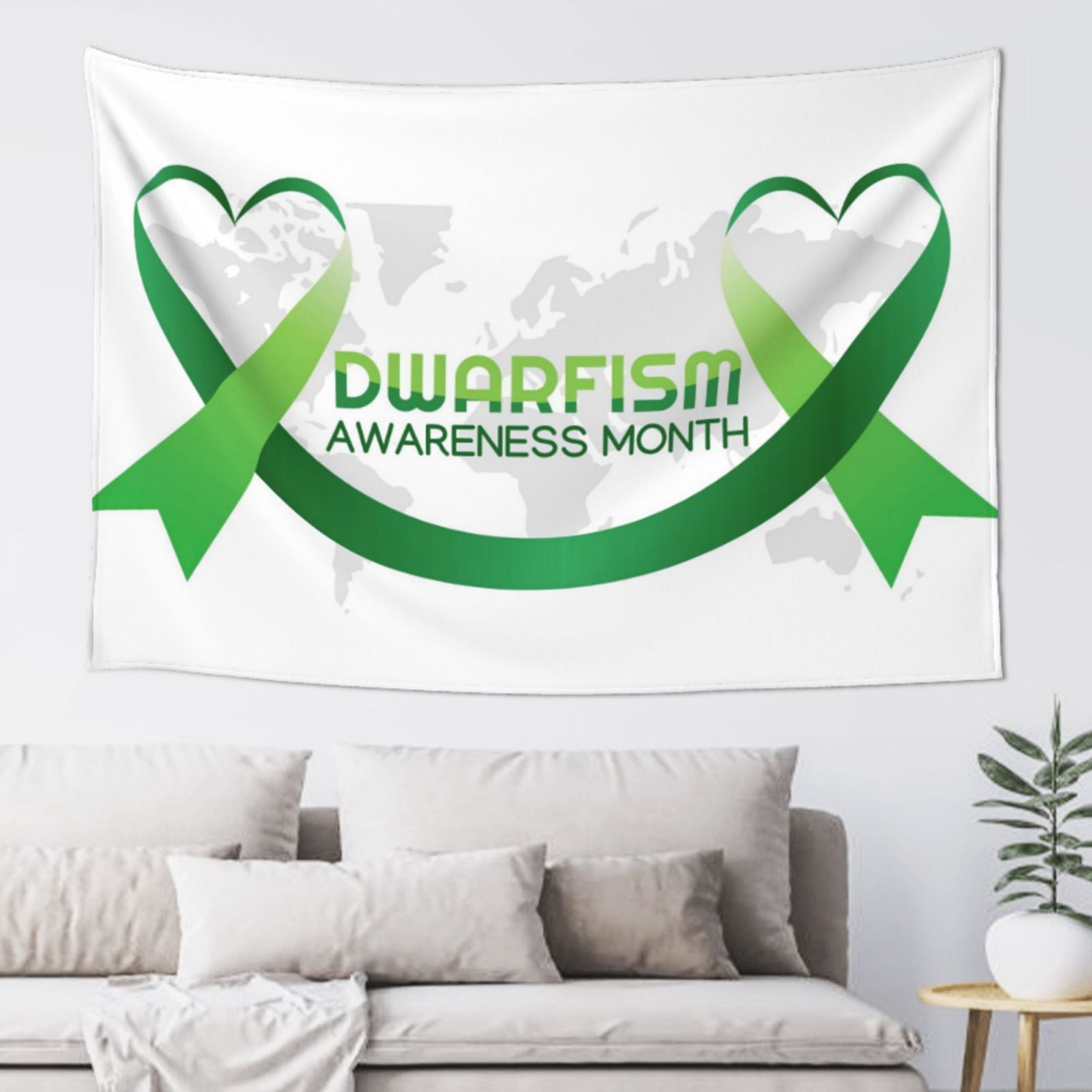 Dwarfism Awareness Month Tapestry Banner Backdrop Flag Background ...