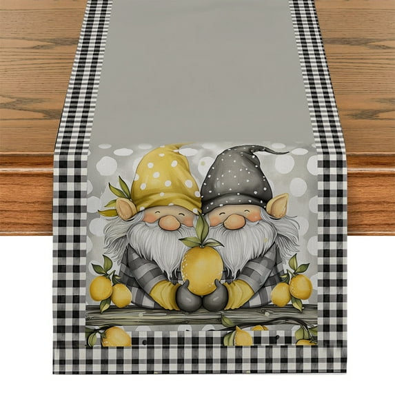 Dwarfs Dining Table Runner for Party Lemons Table ration and ...