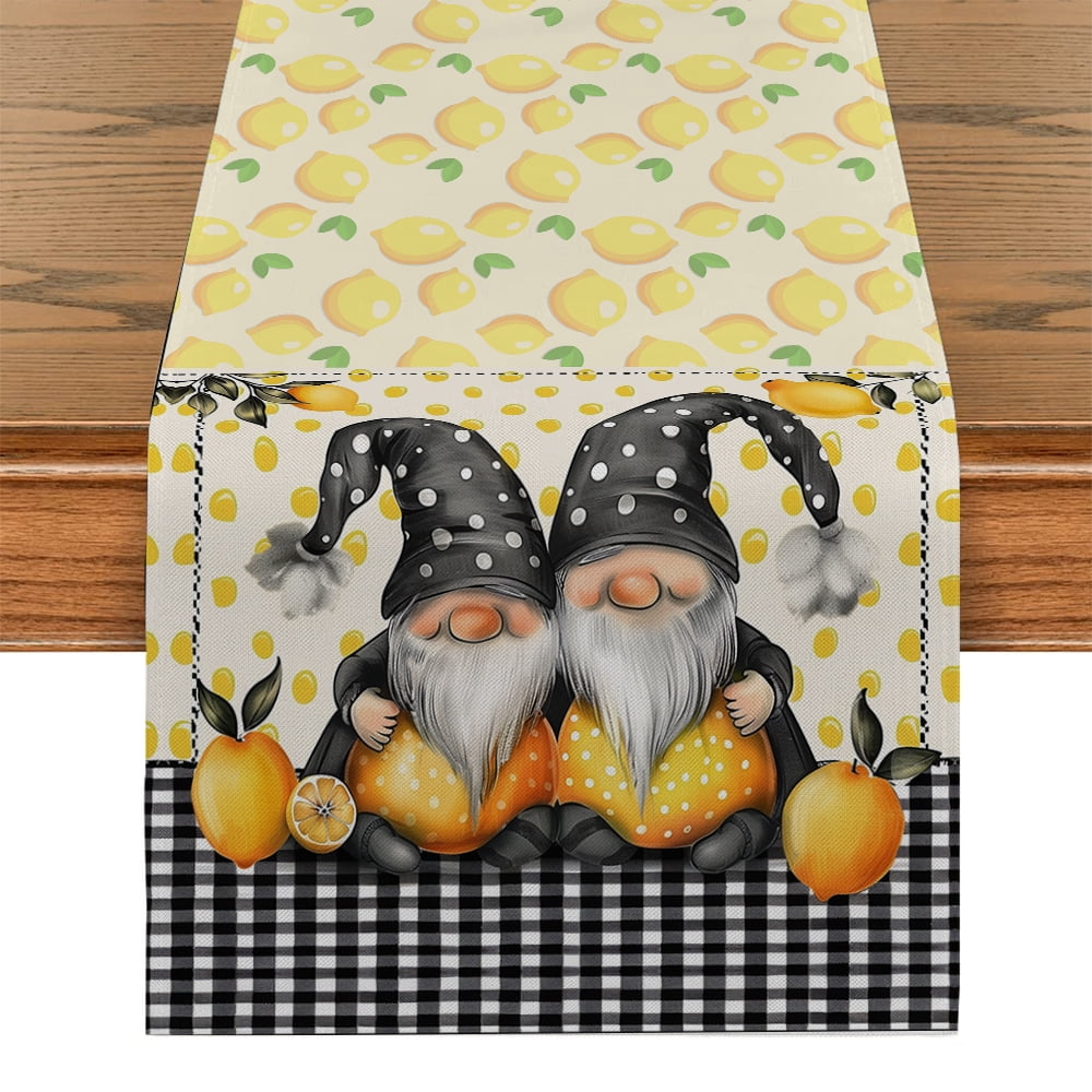 Dwarfs Dining Table Runner for Party Lemons Table ration and ...