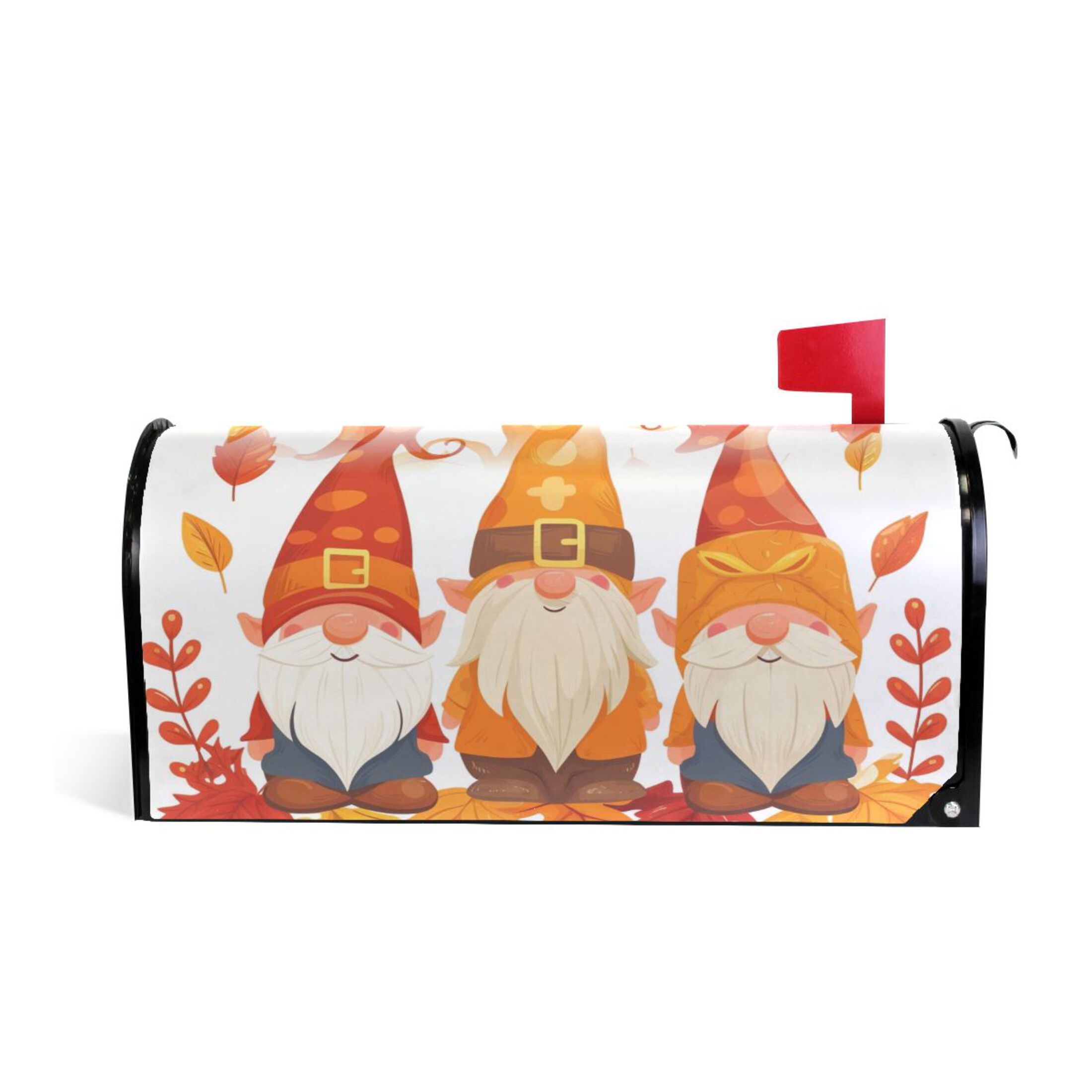 Dwarfs and Fallen Leaves Magnetic Mailbox Covers 21" X 18" Post Letter ...