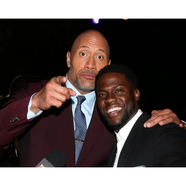 Dwayne Johnson, Kevin Hart At Arrivals For Jumanji Welcome To The ...