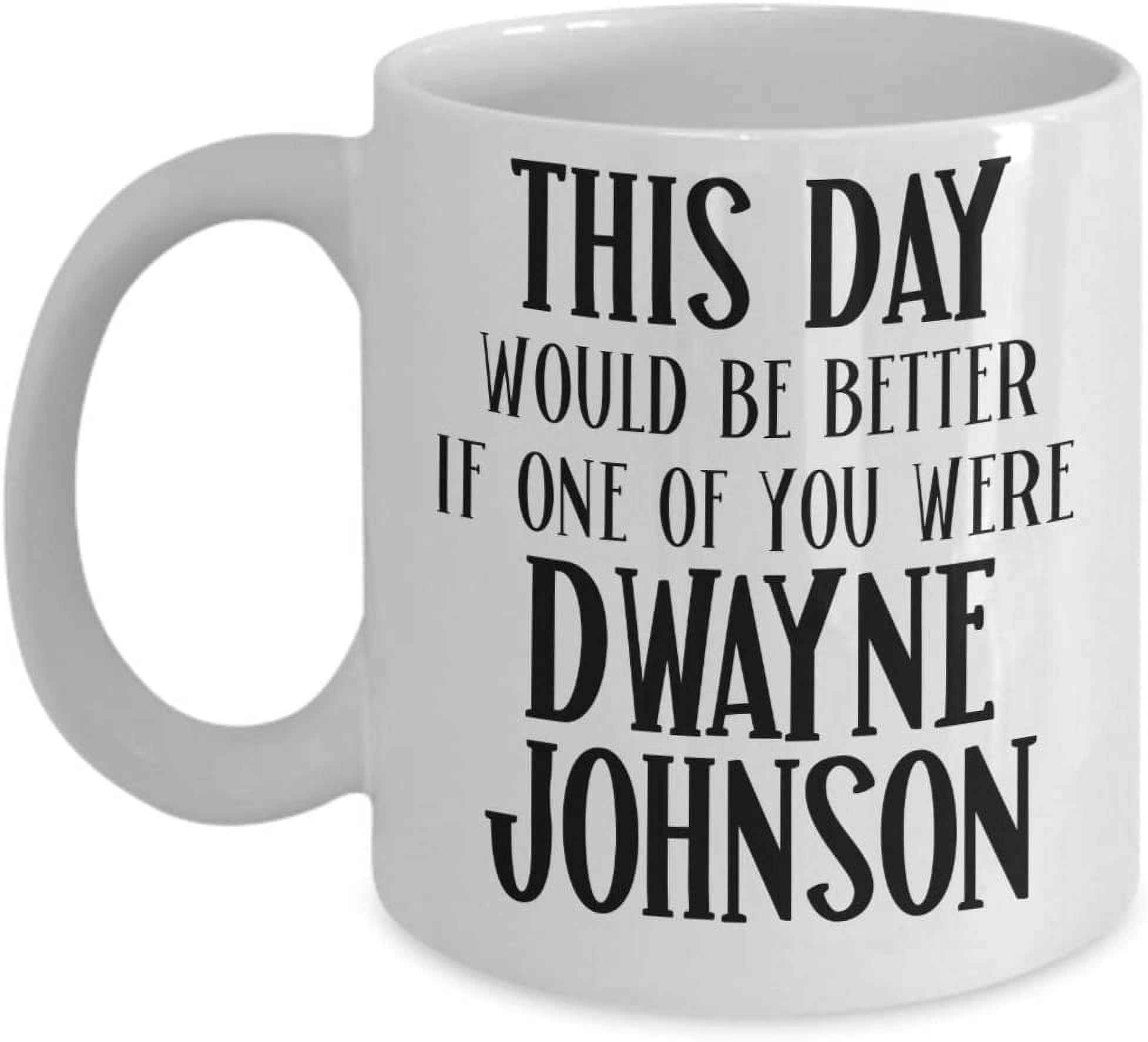 Dwayne Johnson Mug for Coworker Office Gift for Men The Rock Fan Gift ...