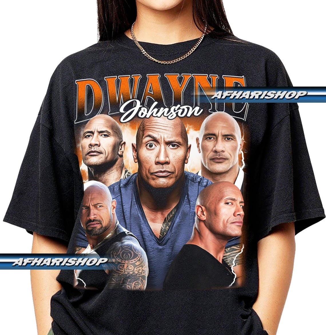 Dwayne Johnson Shirt, Dwayne Johnson Tee, Dwayne Johnson T-Shirt,Black ...