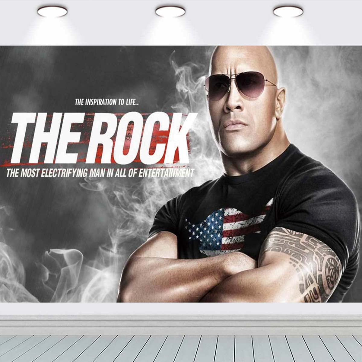 Dwayne Johnson school Backdrop Taspestry Banner Party Supplies ...