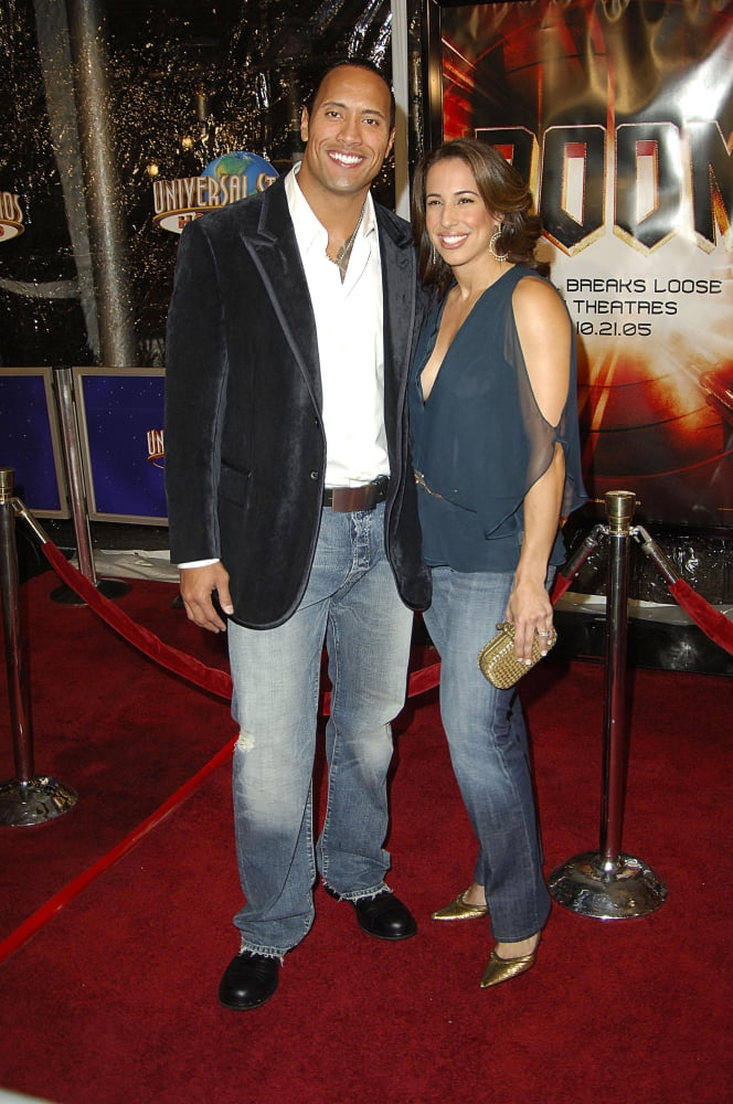 Dwayne The Rock Johnson, Dany At Arrivals For Doom Premiere, Universal ...
