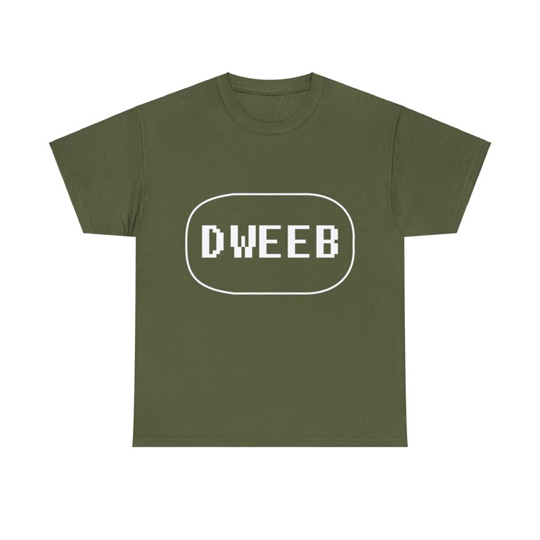 Dweeb Logo NEW Topshop Longline Grey 'Dweeb' Graphic Tee UK...