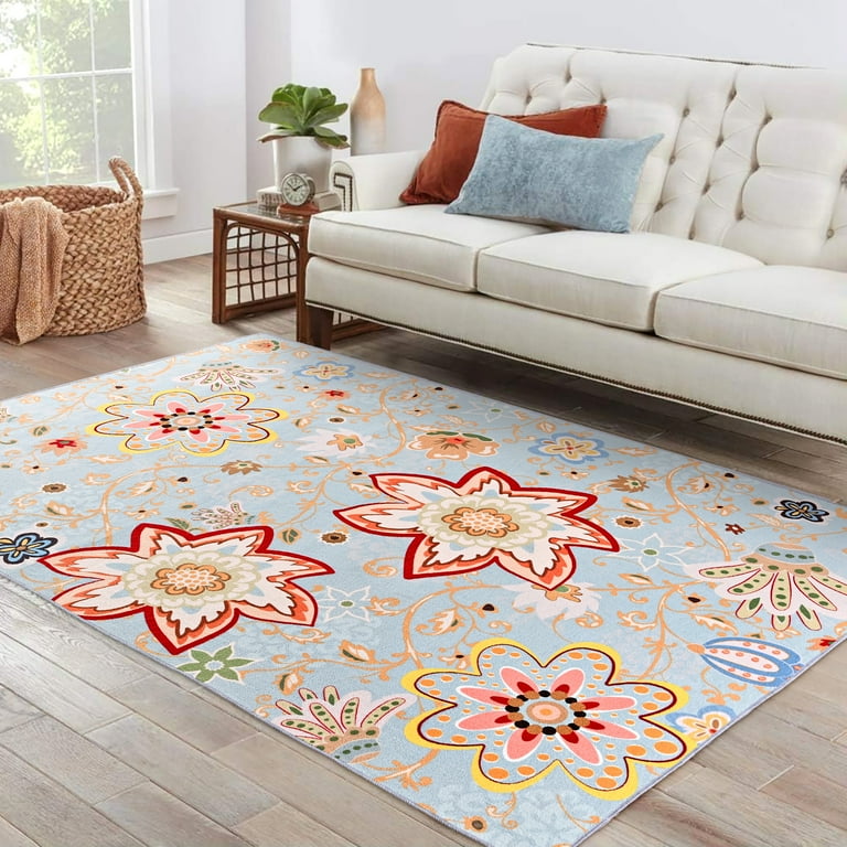 flower pattern rug