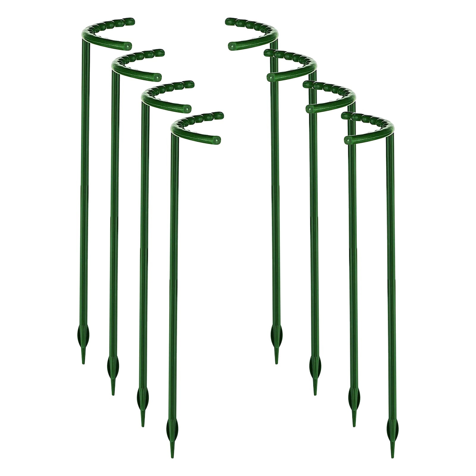 DwellJoy 12-Pack Plastic Plant Support Stakes for Climbing Plants ...
