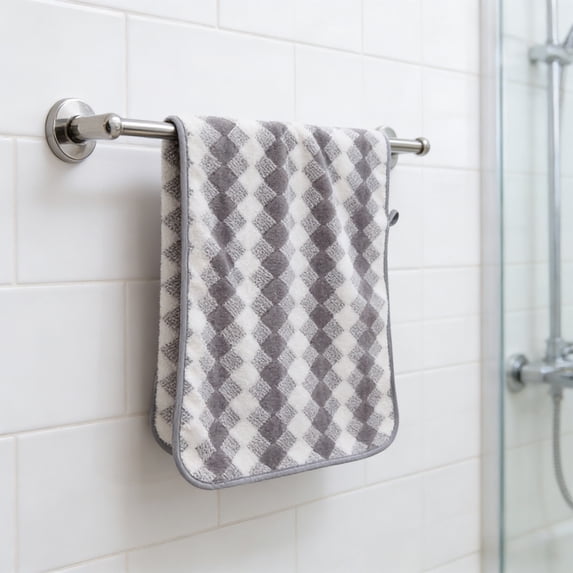 DwellJoy Coral Fleece Face Towel, Super Soft & Absorbent Hand Towel ...