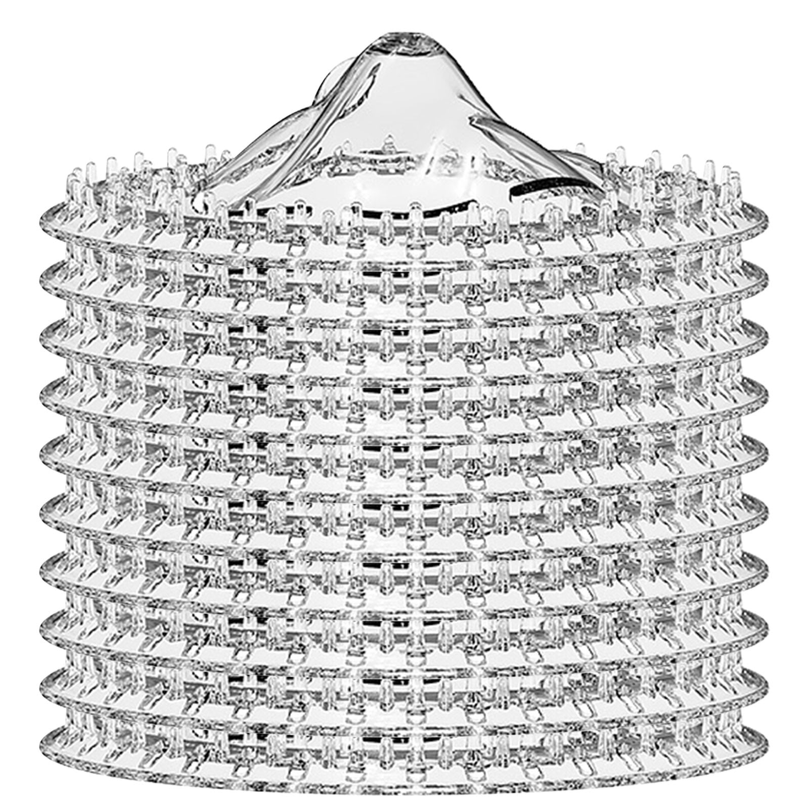 DwellJoy Large 10-Pack Disposable Shower Drain Hair Catcher with Handle ...