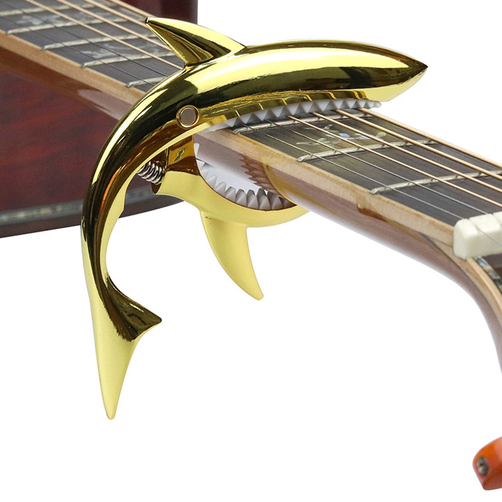 DwellJoy Metal Shark Guitar Capo, Premium Alloy Quick-Change Clamp for ...
