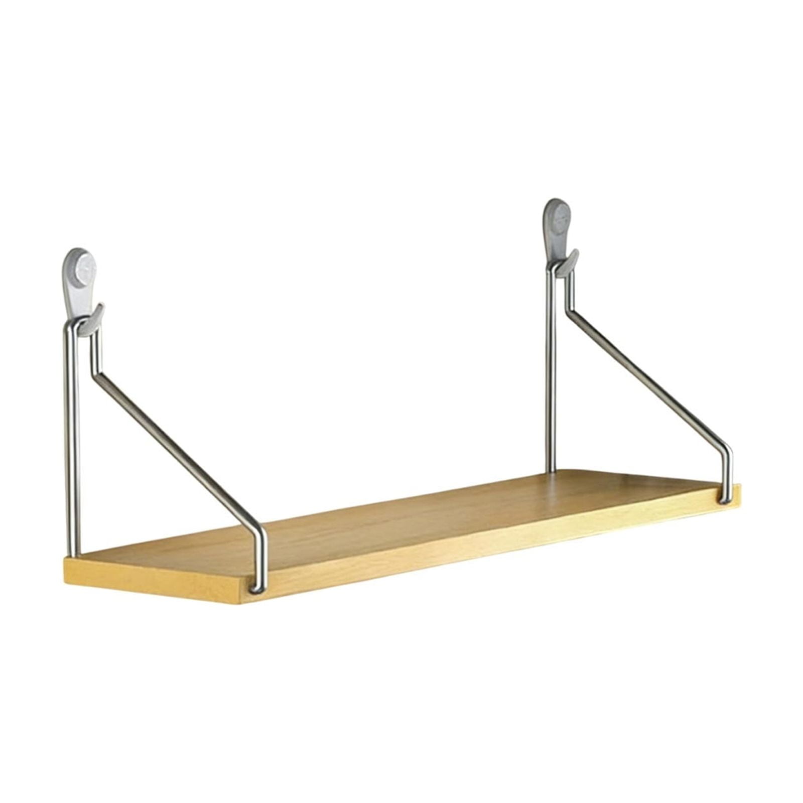 DwellJoy No-Drill Wall Shelf, Wall-Mounted Shelf with Adhesive Strips ...