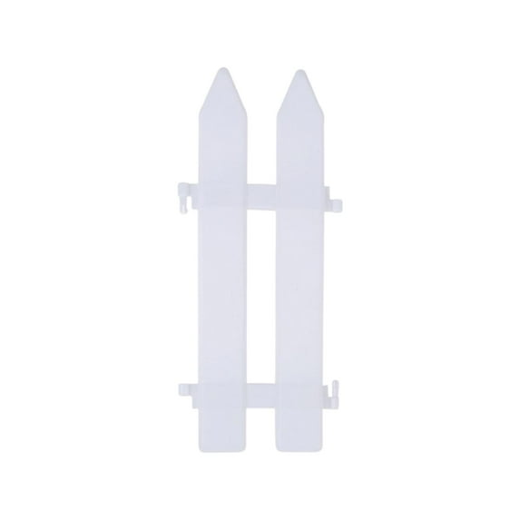 DwellJoy Plastic Garden Fence Picket Edging for Lawns, Flower Beds ...