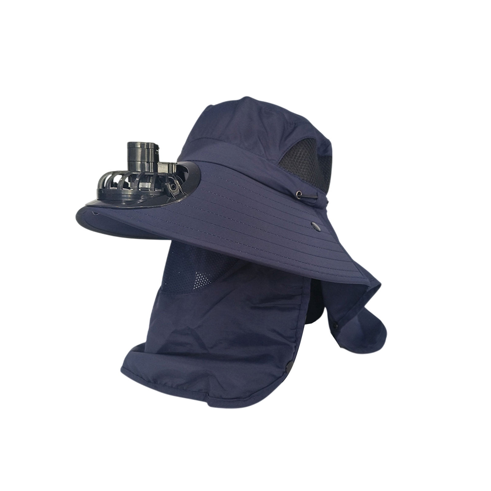 DwellJoy Solar Powered USB Rechargeable Cooling Fan Hat - Adjustable ...