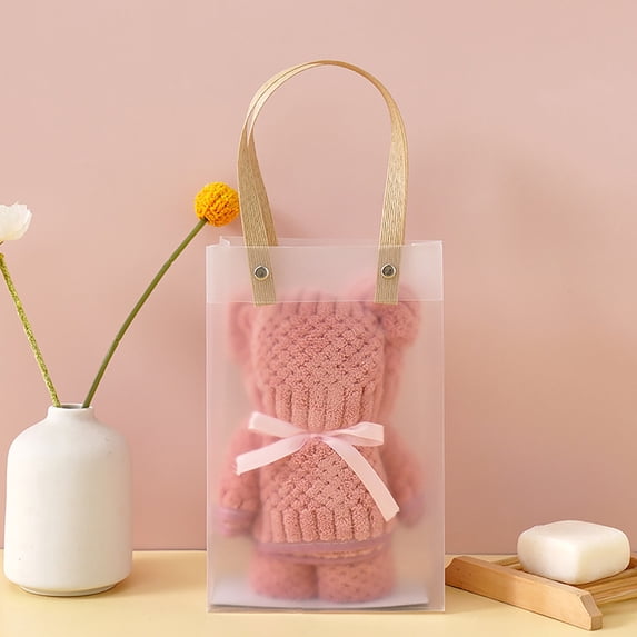 DwellJoy Super Soft & Absorbent Bear Towel - Cute Baby Shower Gift ...