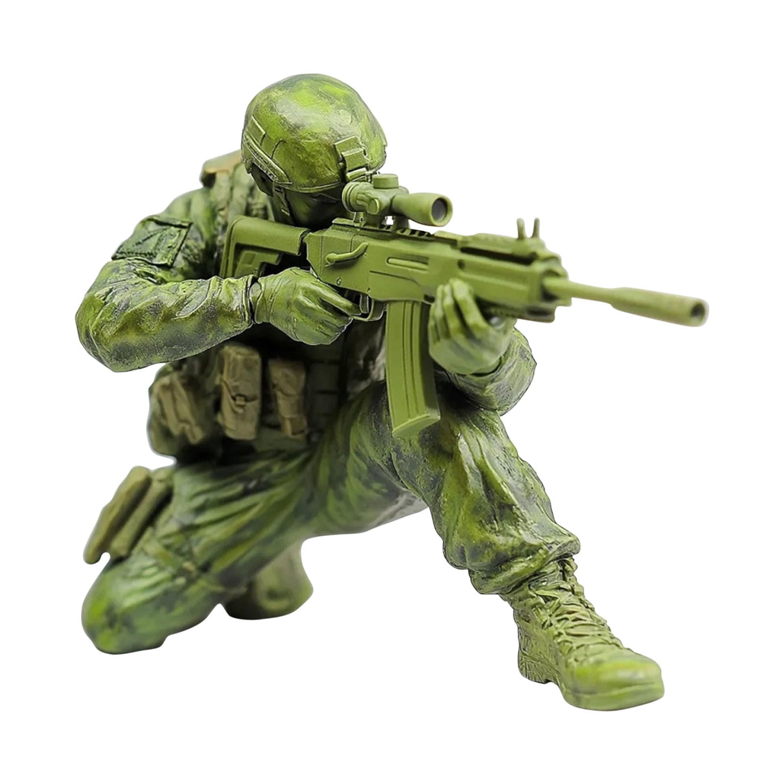 DwellJoy Tactical Kneeling Soldier Action Figure - Ultra Realistic ...