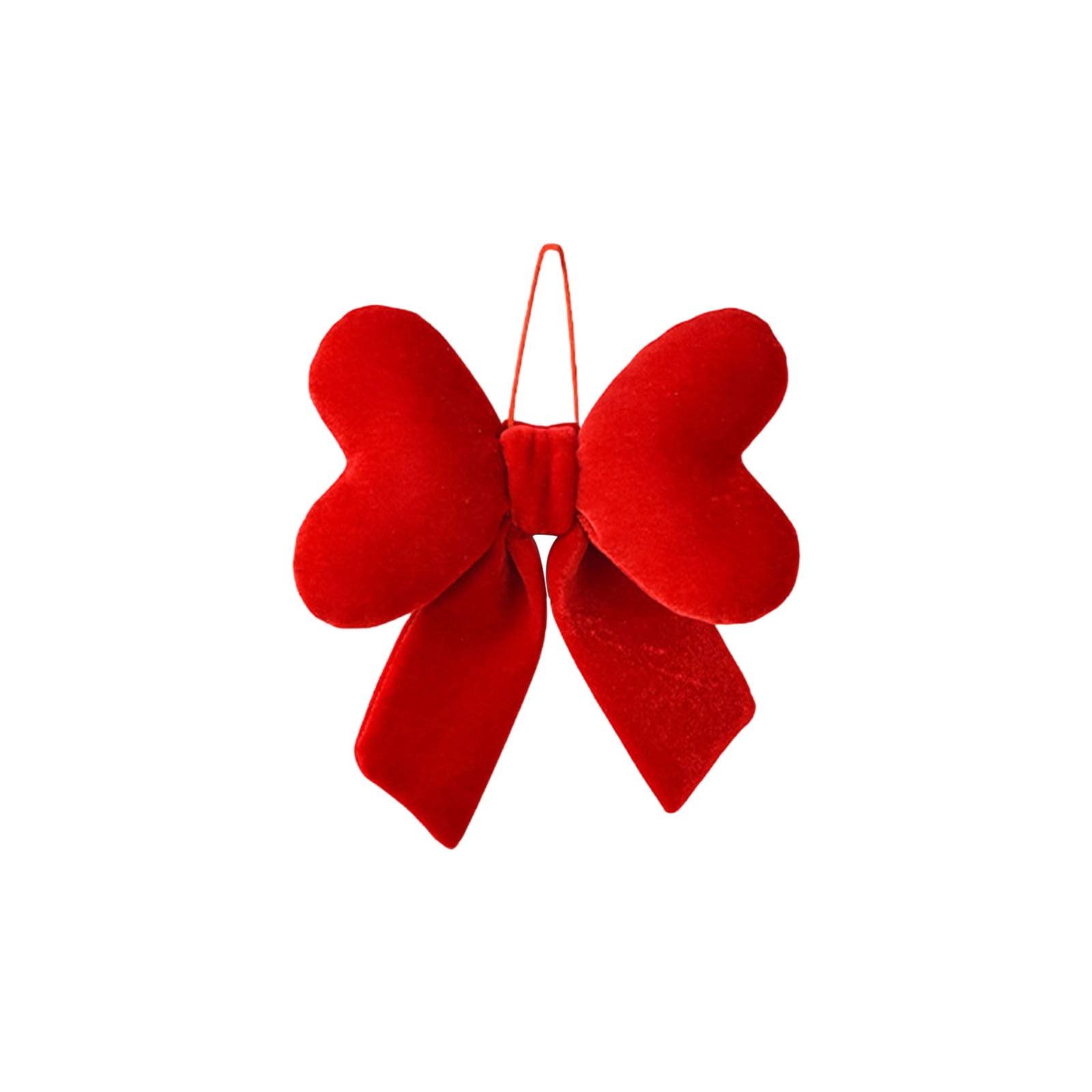 DwellJoy Velvet Heart Bow Hanging Decoration for Valentine's Day ...