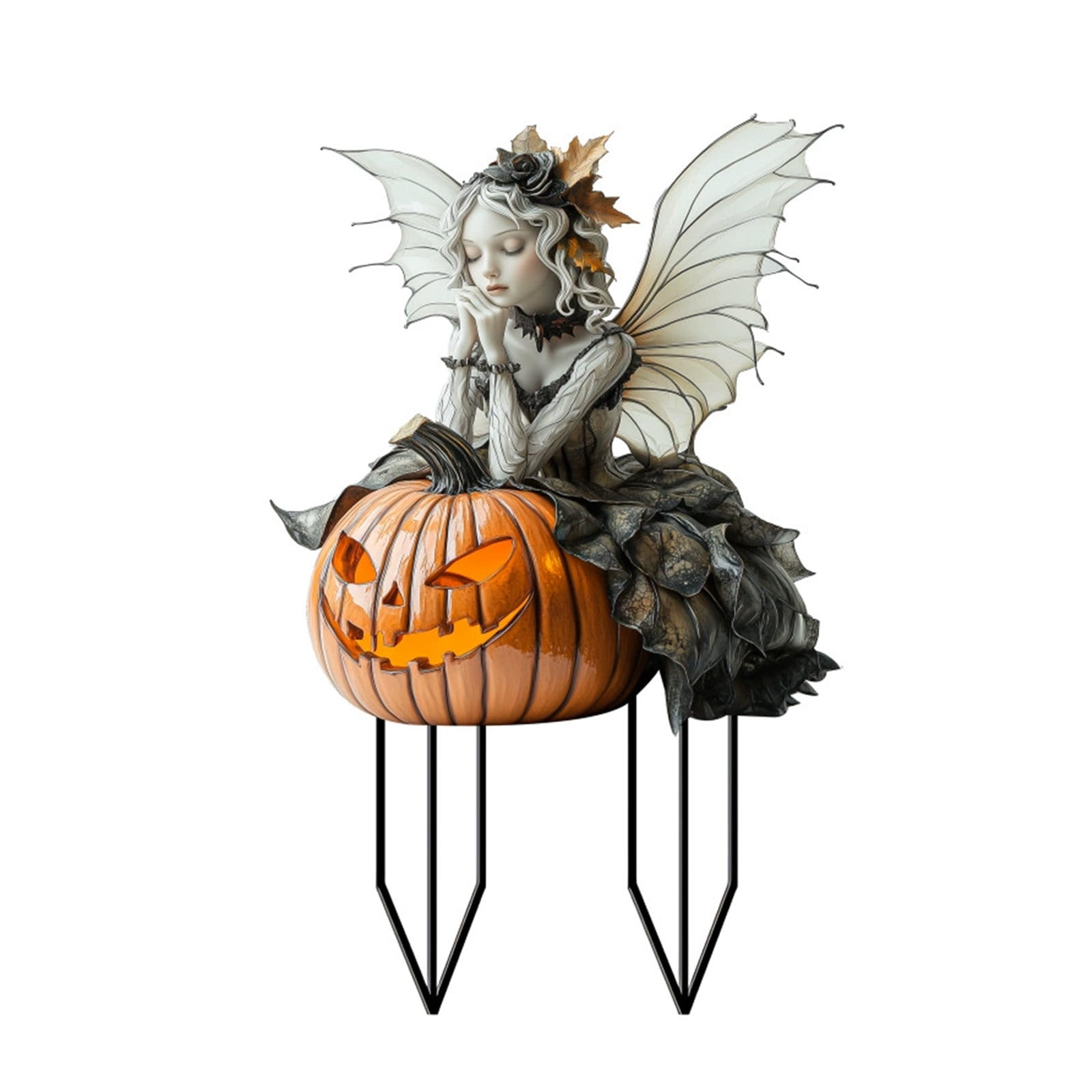 DwellJoy Whimsical Forest Deer Metal Garden Stakes - Weatherproof ...