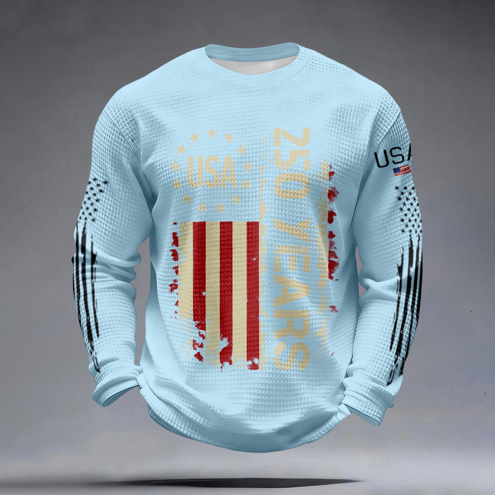 Dwelliawo 250 Anniversary Usa Sweatshirt Men 2026 Usa Flag American Usa ...