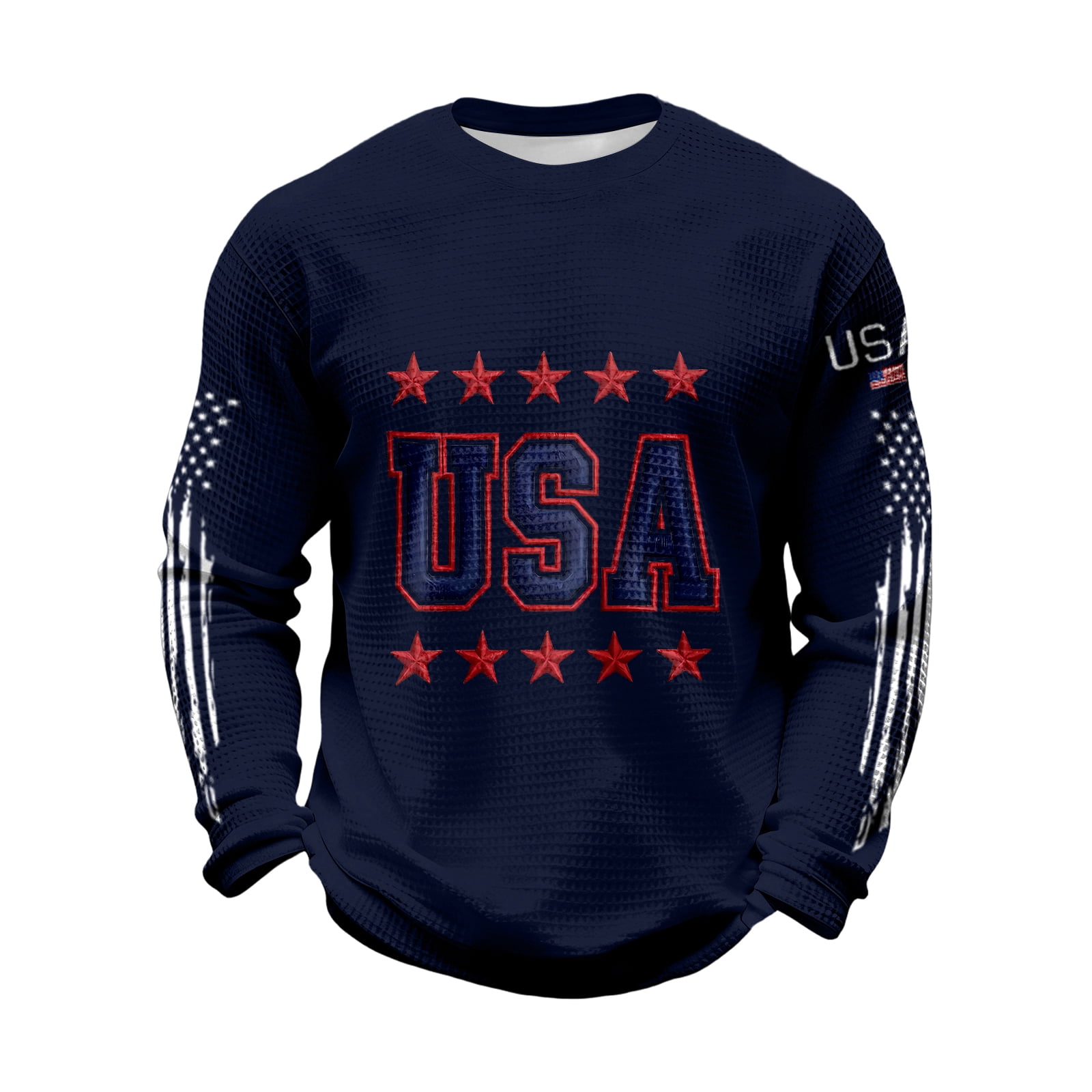 Dwelliawo 250 Anniversary Usa Sweatshirt Men Anniversary American Flag ...