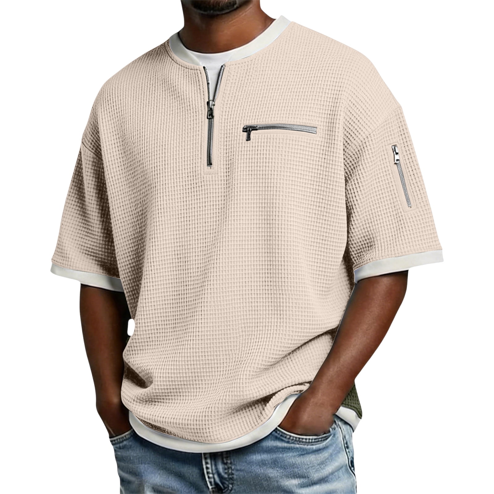 Dwelliawo Big and Tall Polo Shirts for Men Short Sleeve Golf Solid ...