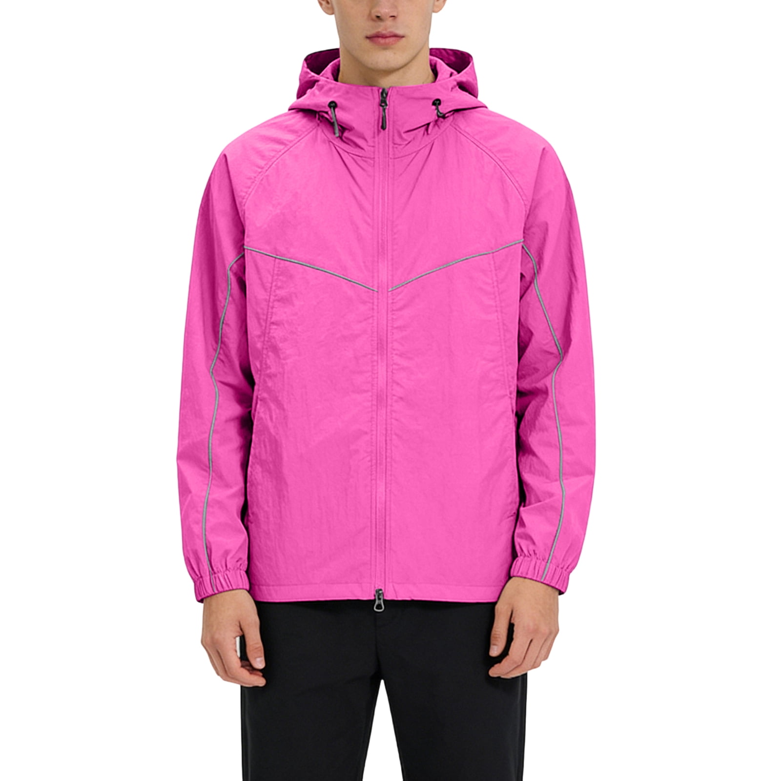 Dwelliawo Men's Upf 50+ Full Zip Up Sun Protection Hoodie Protective ...