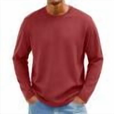 Dwelliawo Mens Fashion Long Sleeve Tshirts Loose Fit Casual Tshirts ...