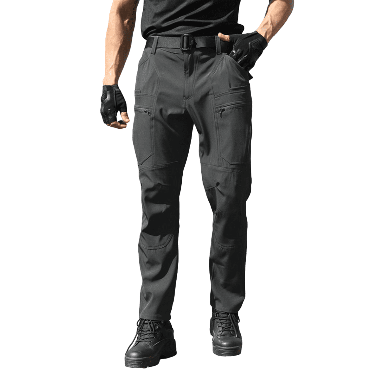 Dwelliawo Mens Stretch Work Pants Cool Outdoor Work Pantalones ...