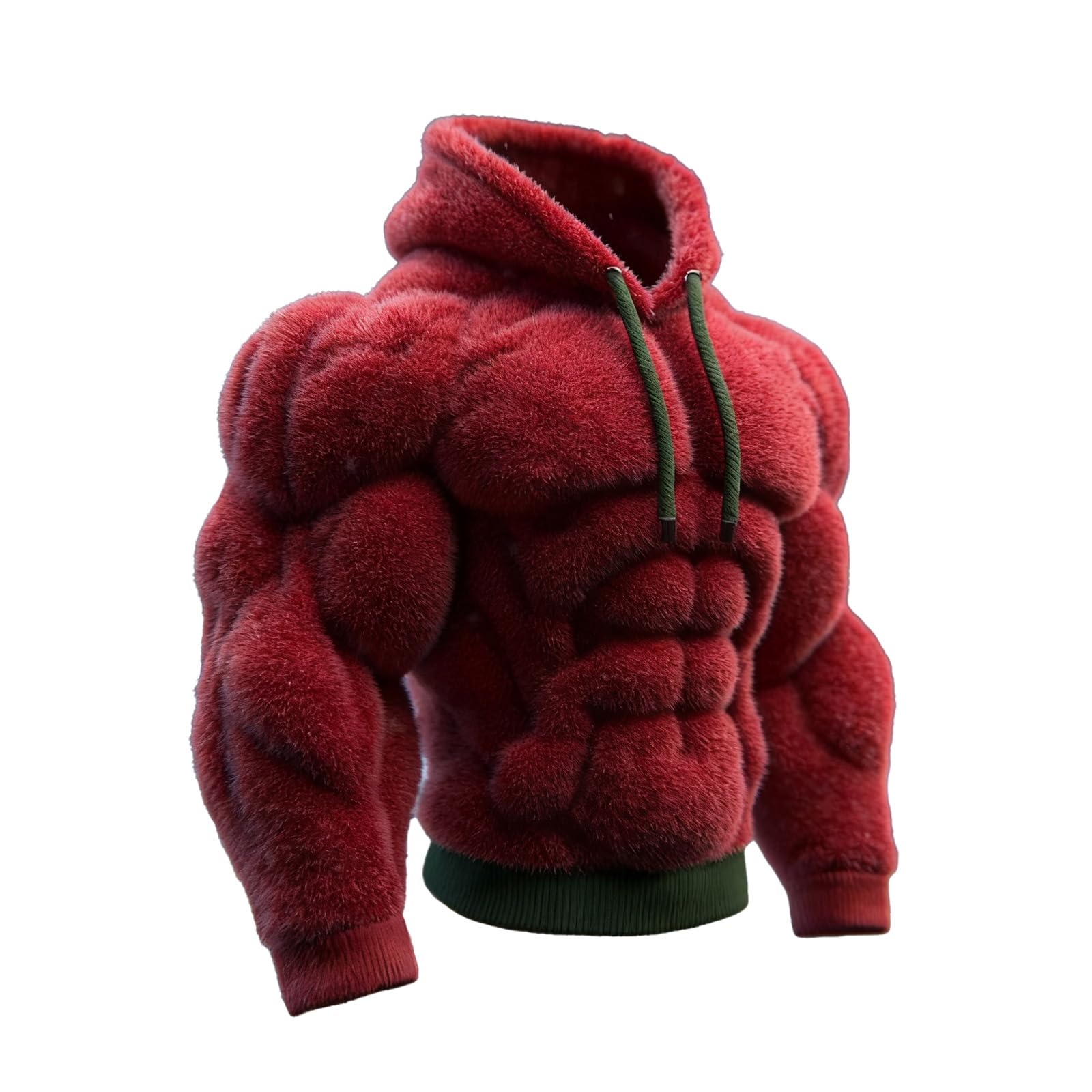 Dwelliawo Muscle Hoodie Men 3d Street Style Art Hooded Cotton Hoodie ...
