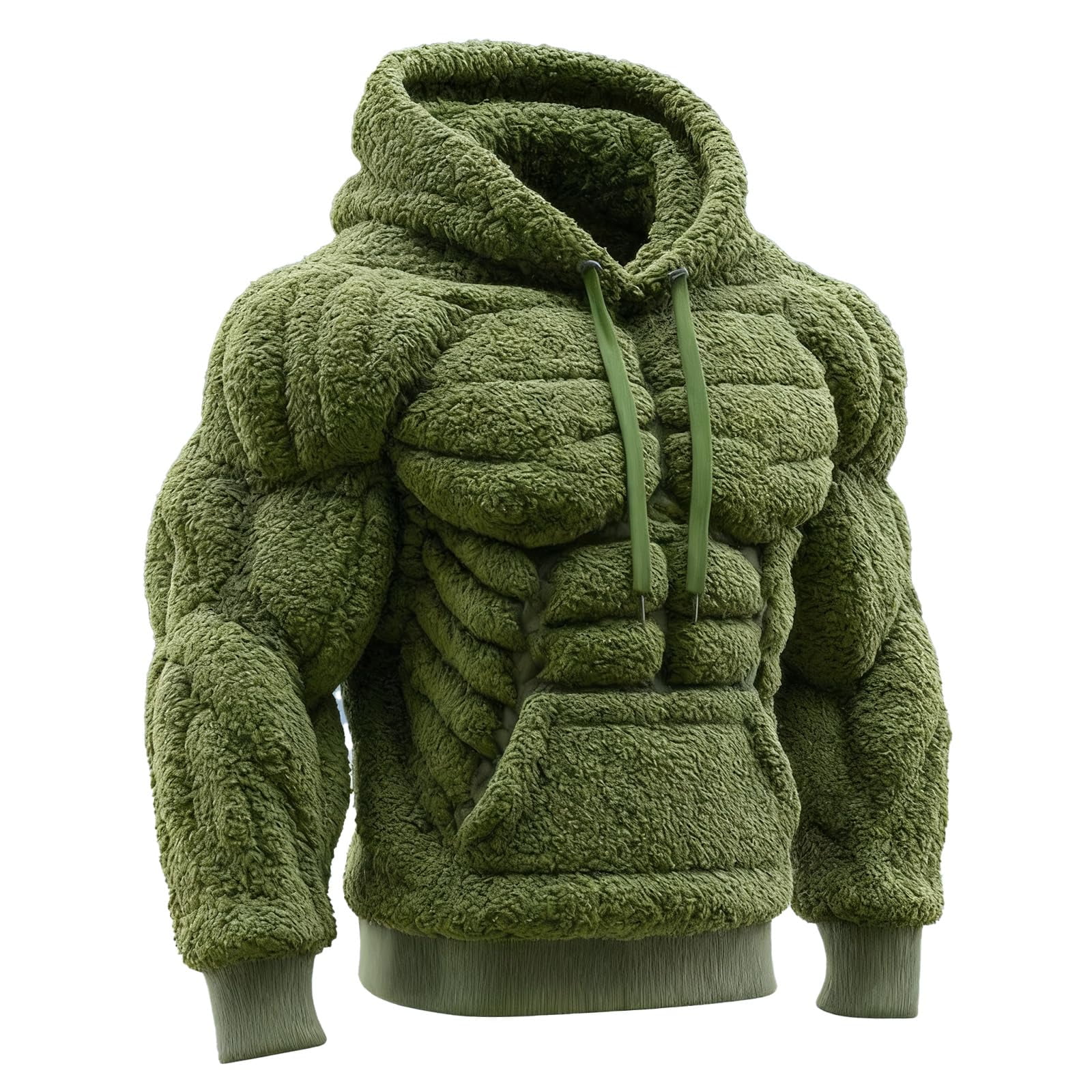 Dwelliawo Muscle Hoodie Men 3d Street Style Muscle Line Art Cotton ...
