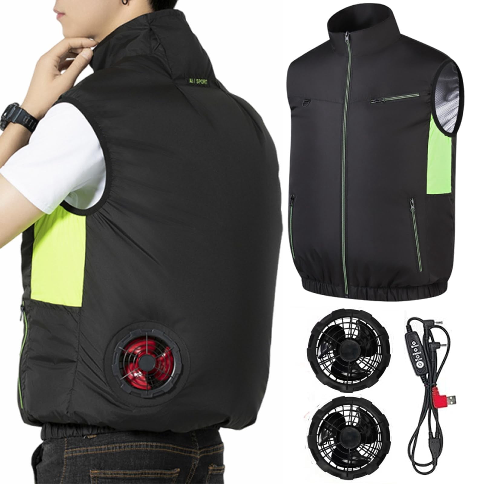 Dwelliawo Noraui 2025 Storm Fan Jacket, Cooling Fan Vest for Men, 360 ...