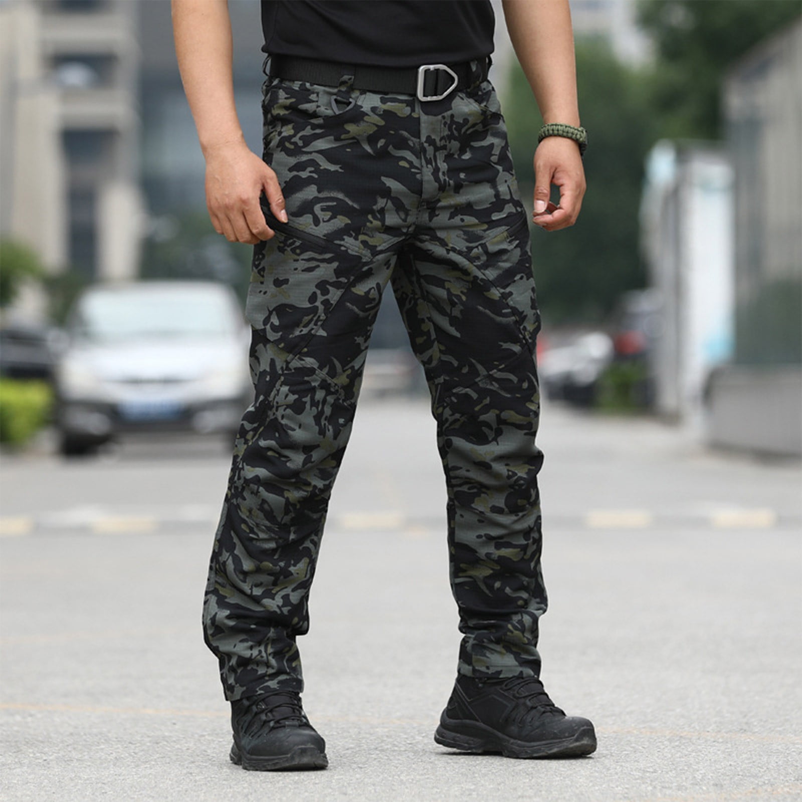 Dwelliawo Tactical Pants for Men Cool Outdoor Work Pantalones ...