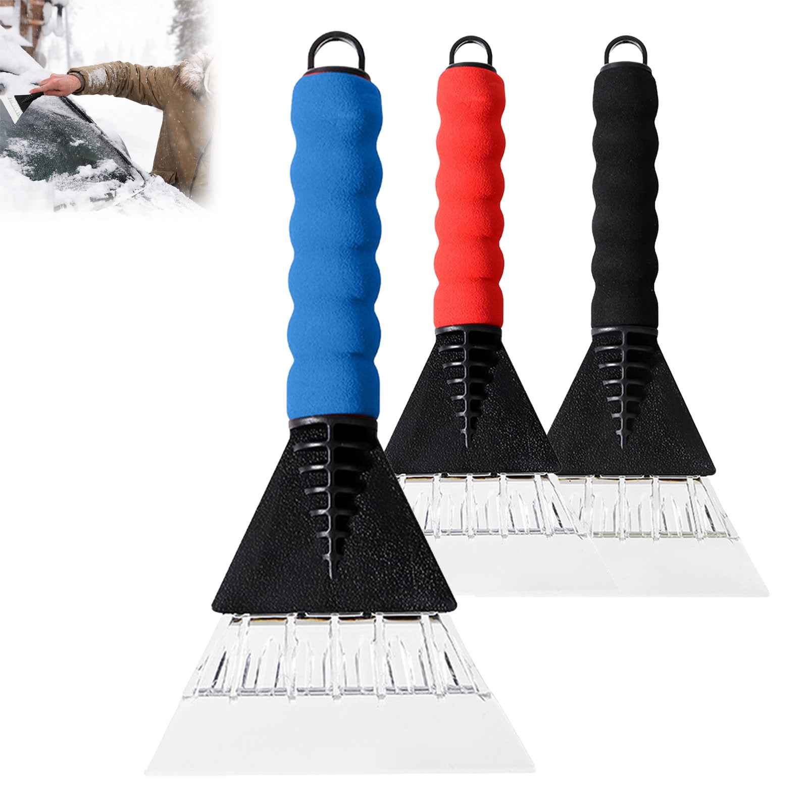 Dwellin 1 Pcs Car Ice Scraper Scratch Free Winter Window Snow Scrape ...