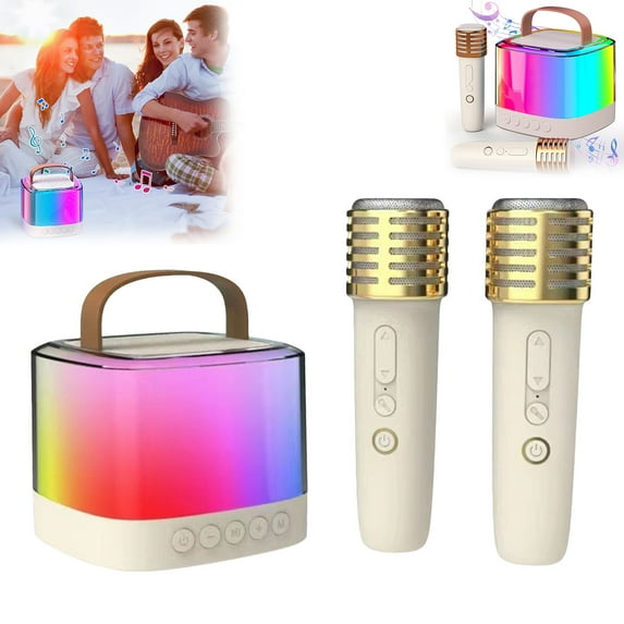 Dwellin Mini Karaoke Machine for Kids Adults Portable Blueteeth Speaker ...