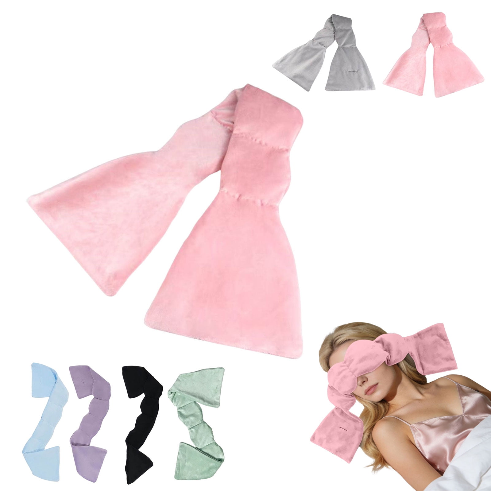 Dwellin Weighted Eye Maskes for Women Men Travel Sleep Relaxing Eye ...