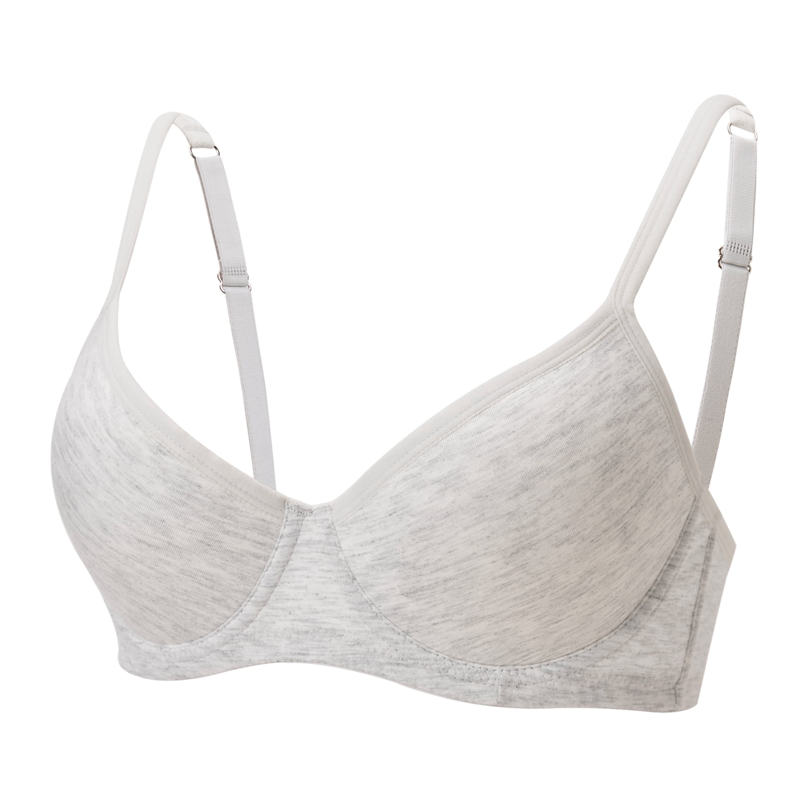 Dwellite 2026 Bras for Women Full Coverage, Plus Size T Shirt Unlined ...