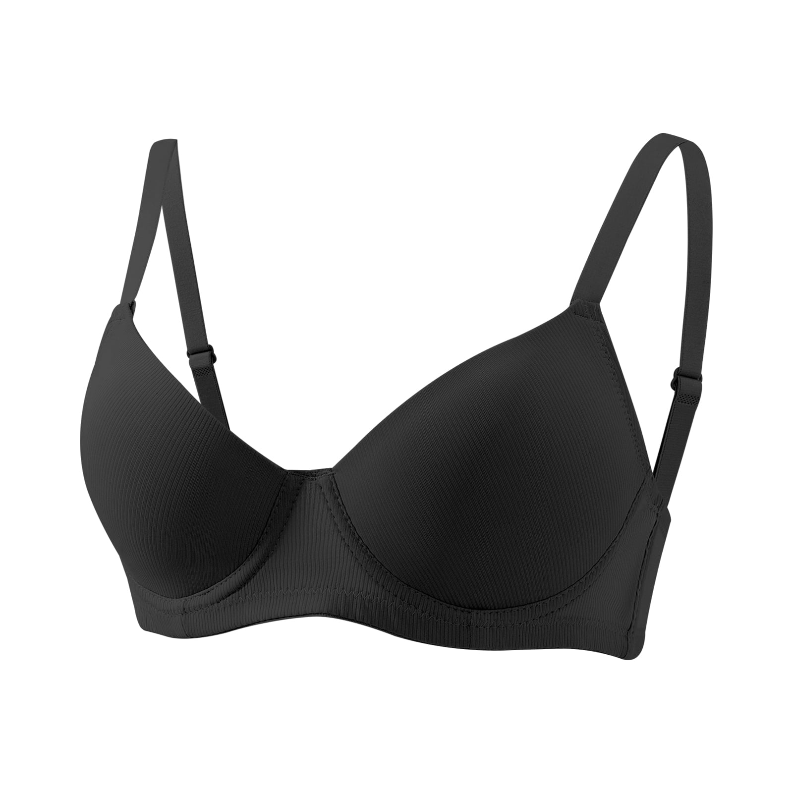 Dwellite Bras for Women Full Coverage Soft Wireless Lightly Lined ...