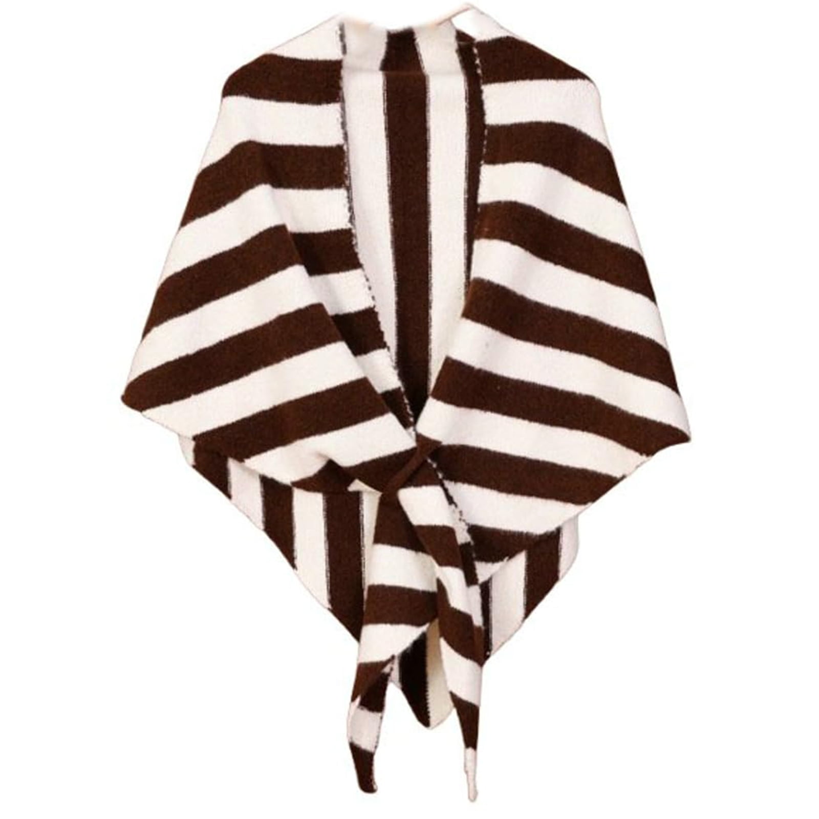 Dwellite Plus Size Fall Fashion Shawl Wraps Women Pashmina Fleece Cape ...