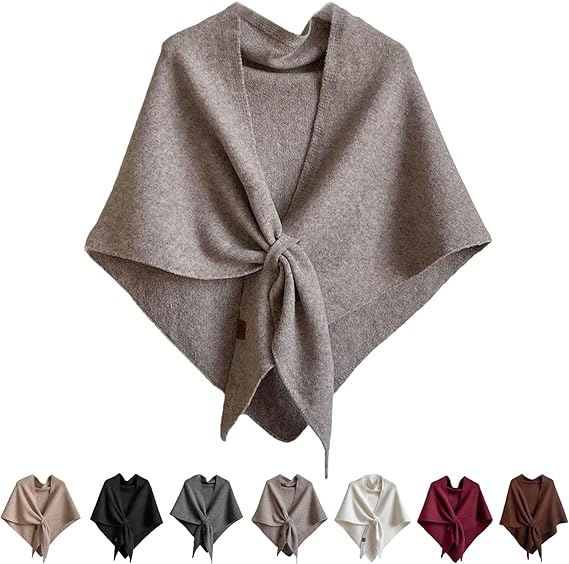 Dwellite Shawl Wraps for Women, 2025 New Knitted Shawl Wraps for Women ...