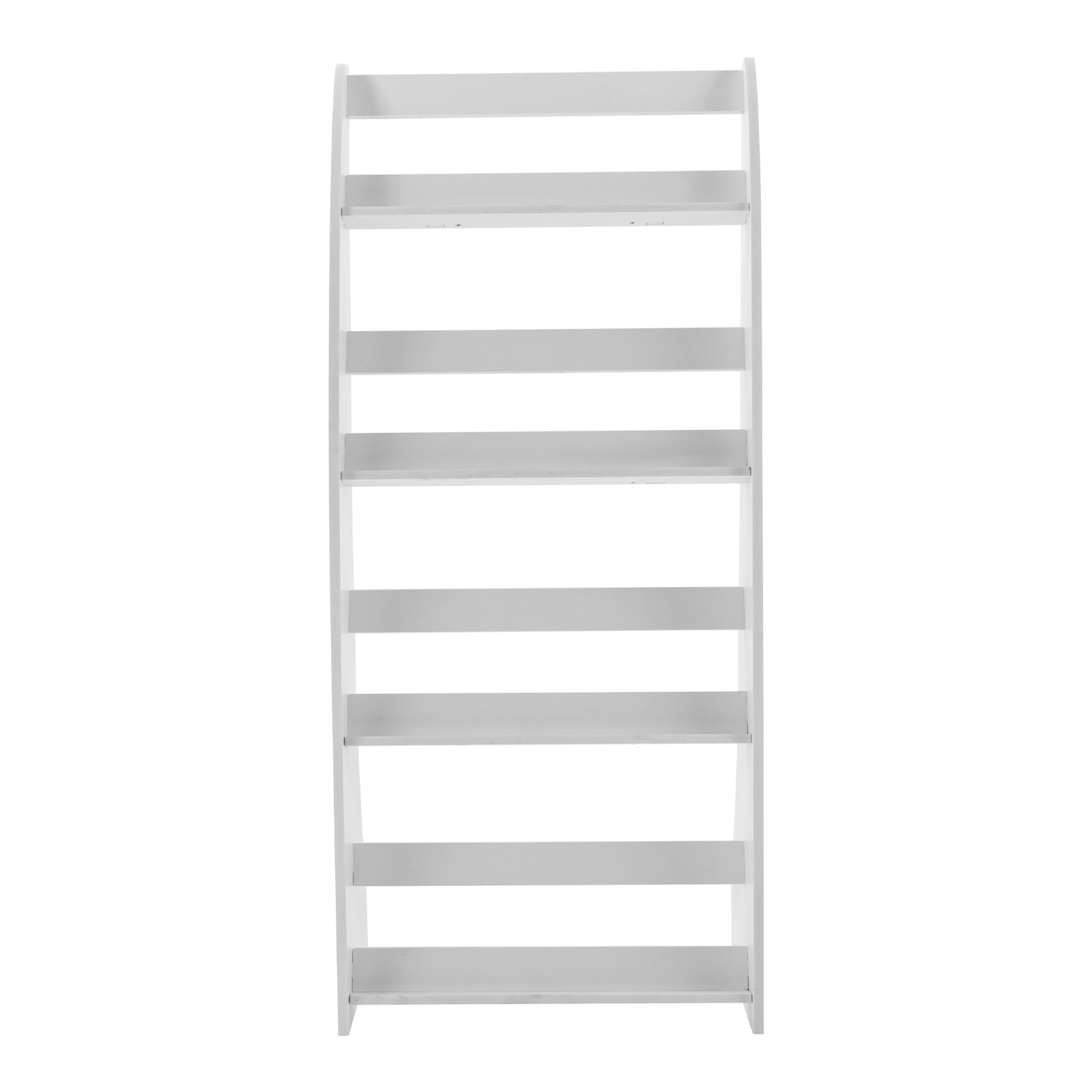 Dwellnix 4 Tier Wooden Magazine Rack, 4 Shelf Magazine Stand, Wooden ...