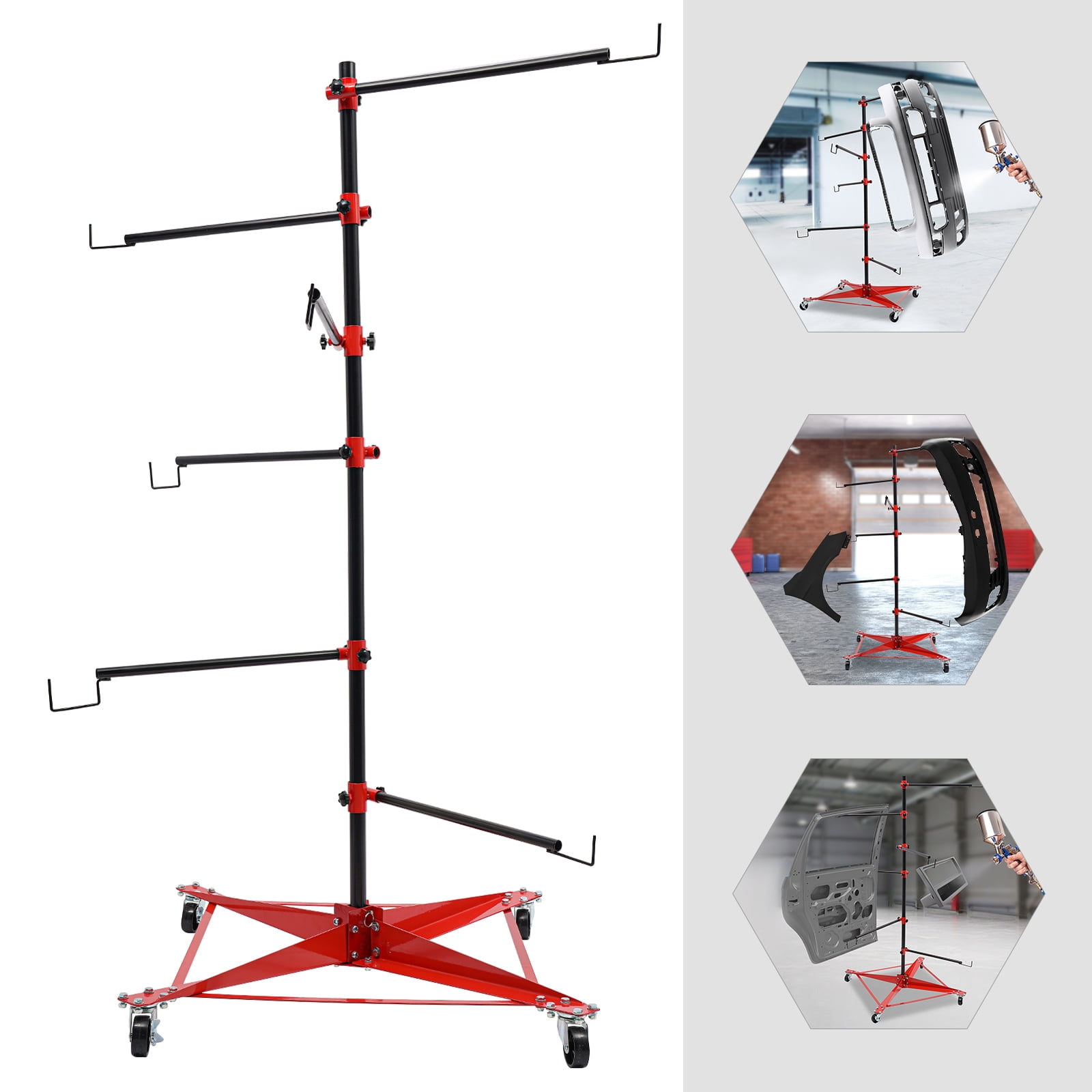 Dwellnix Adjustable Auto Body Door Hood Fender Panel Holder Tree Post ...